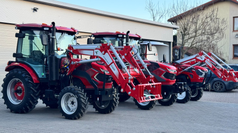 Ciągnik Hanwo HWB704C z kabiną i ładowaczem - 75 KM > HANWO